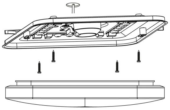 Eglo 97874 - LED Stropní svítidlo FRANIA LED/11,5W/230V