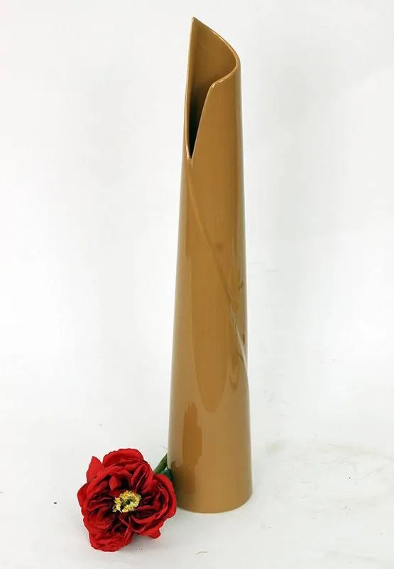 Váza keramická hnědá HL711719 Art