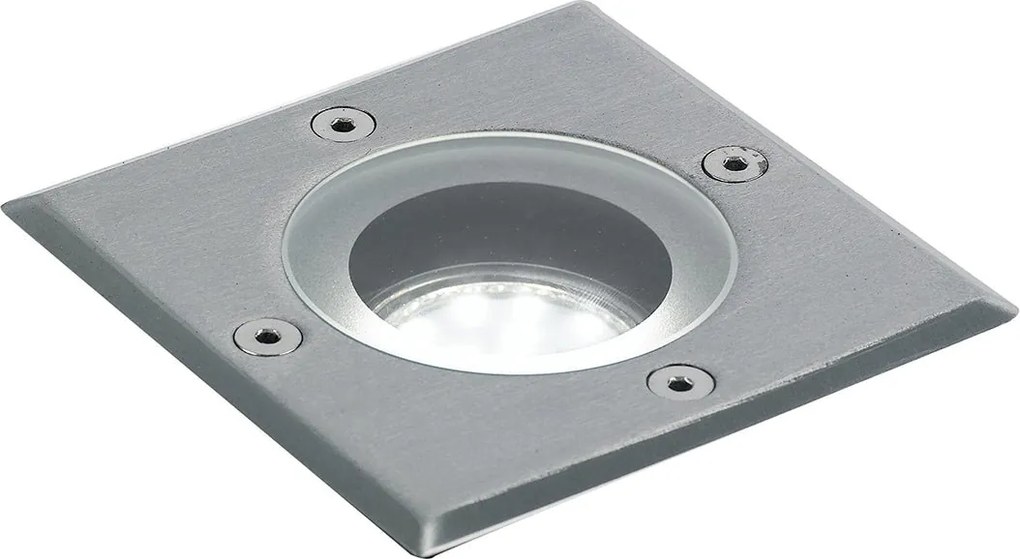 FAN I-DRIVE-Q1 Pochozí venkovní svítidlo Drive, 1 x GU10, IP67, 10,8 x 10,8 x 11,8 cm - FANEUROPE