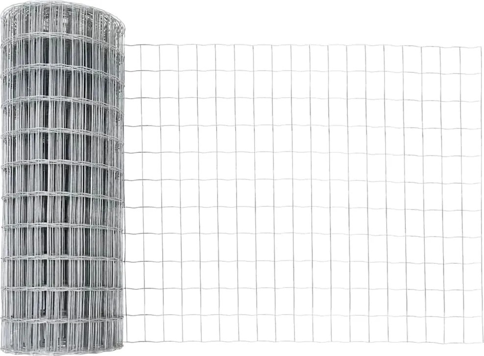 Venkovní euro plot s hroty 10 x 1 m Pozinkovaná ocel Stříbrná 3350727
