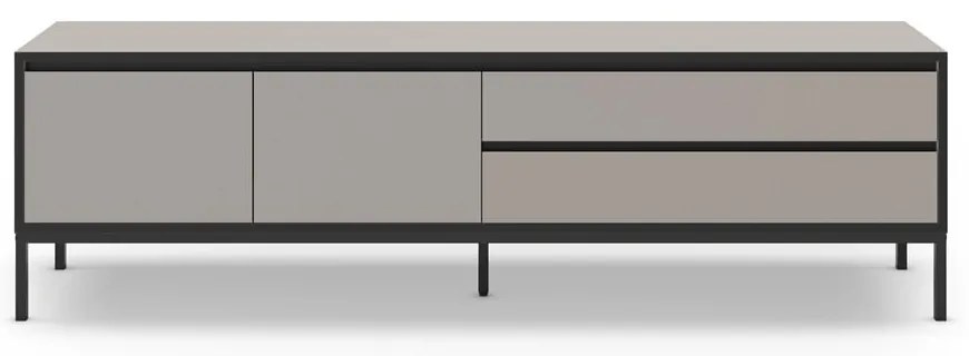 Šedo-béžový TV stolek 180x55 cm Lorenza – Marckeric