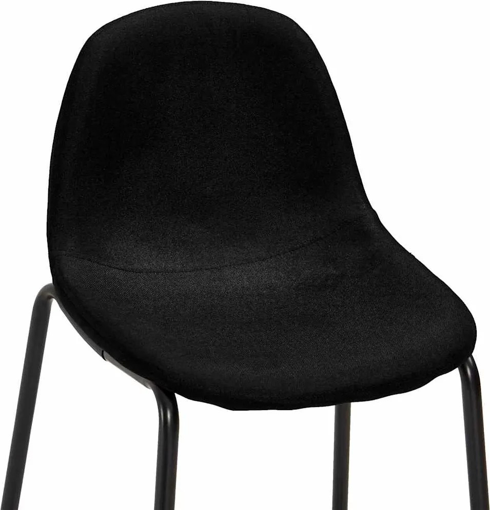 5dílný barový set textil černý 3051138