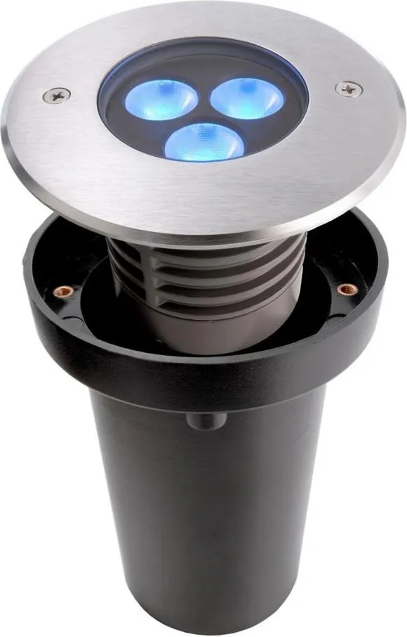 IMPR 730276 Zemní zápustné svítidlo III stříbrná 6W LED RGB 460-630nm pojezdové - DEKOLIGHT