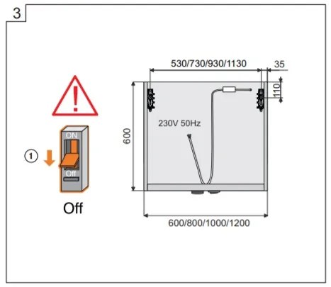 INTEDOOR zrcadlová skříňka s LED osvětlením TONIC ZS 80 Varianta: A3686 Černá MAT