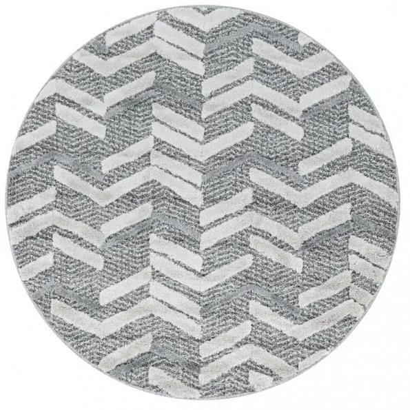 Vopi | Kusový koberec Pisa 4705 grey - Kruh průměr 80 cm