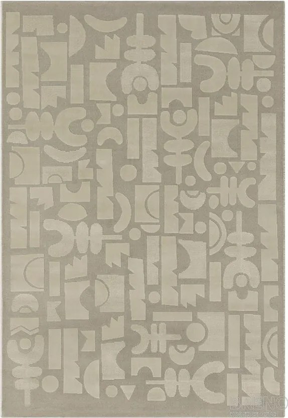 Breno Kusový koberec BOHO 76/EGE, 140x200 cm, Béžová