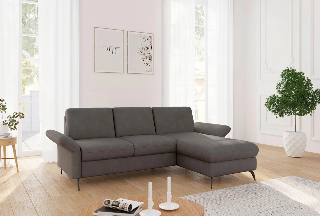 XXXLutz ROHOVÁ SEDAČKA, textil, barvy grafitu Sit & More - Sedací soupravy - 00014401613W