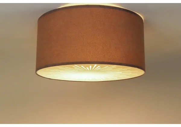 Stropní svítidlo RAYS 2xE27/60W/230V pr. 60 cm šedá
