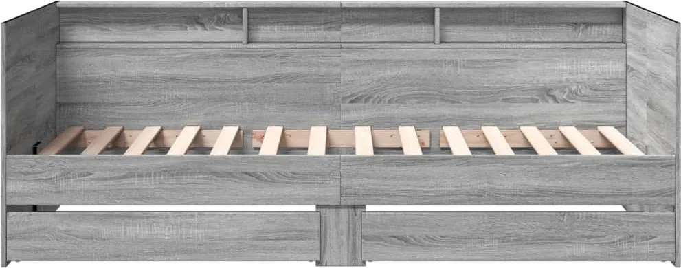 Válenda se zásuvkami bez matrace dub sonoma 90 x 190 cm 3280858