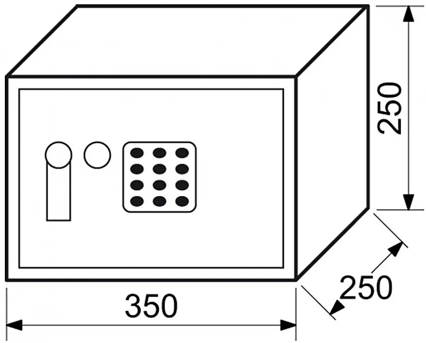Elektronický sejf RICHTER RS.25.EDK