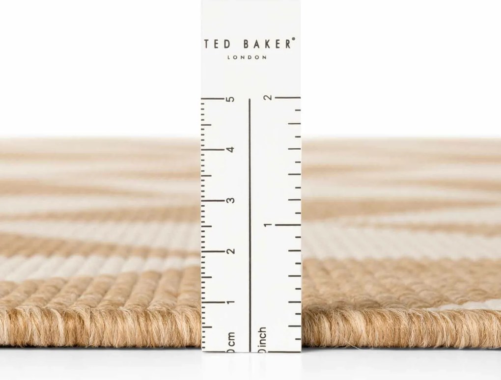 Ted Baker, Kusový koberec Ted Baker Haringey 106379 Natural White, 80x200, béžová, chodba / předsíň