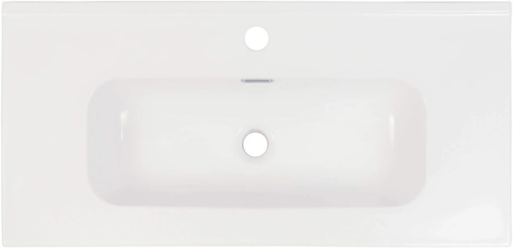 Deante Ceramic washbasin, inset - 80 cm