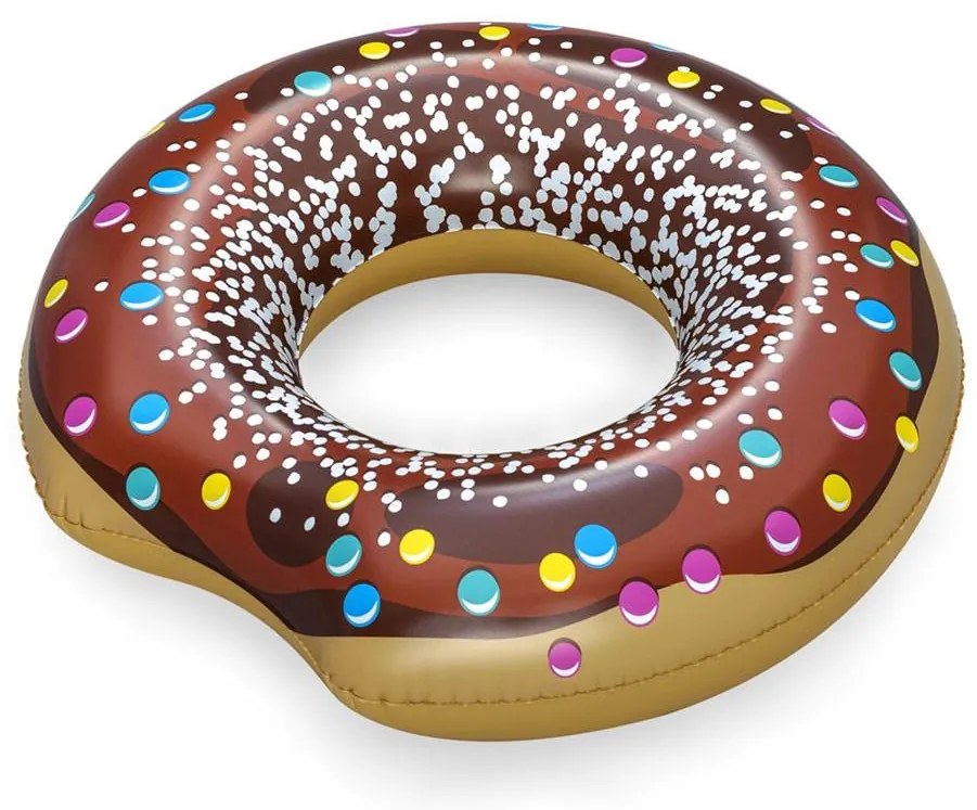 Dětský velký nafukovací kruh Bestway DONUT 107cm brown Barva: Hnědá