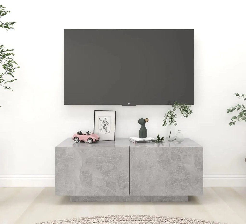 vidaXL Marketos TV skříňka betonově šedá 100x35x40 cm kompozitní dřevo