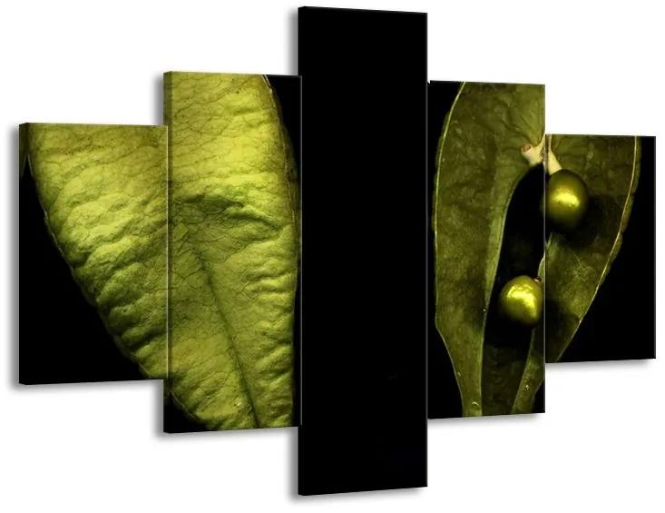 Zelený list 100x70 cm