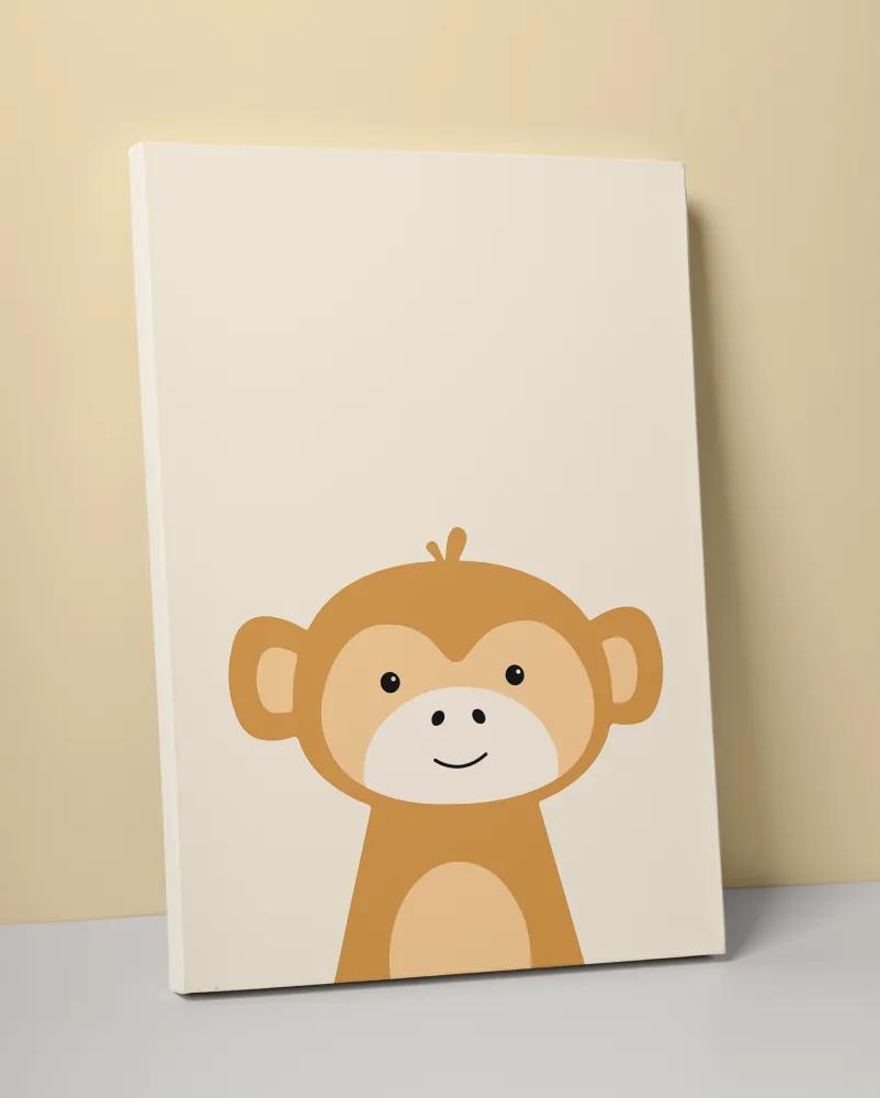 Obraz Opice 30 x 40 cm - napnuté plátno na dřevěném rámu