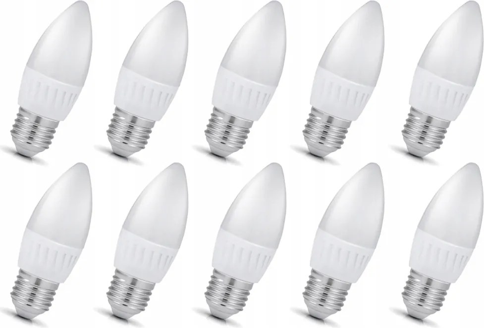 Sada 10x Led žárovka E27 9W~60W Premium Barva Teplá bílá