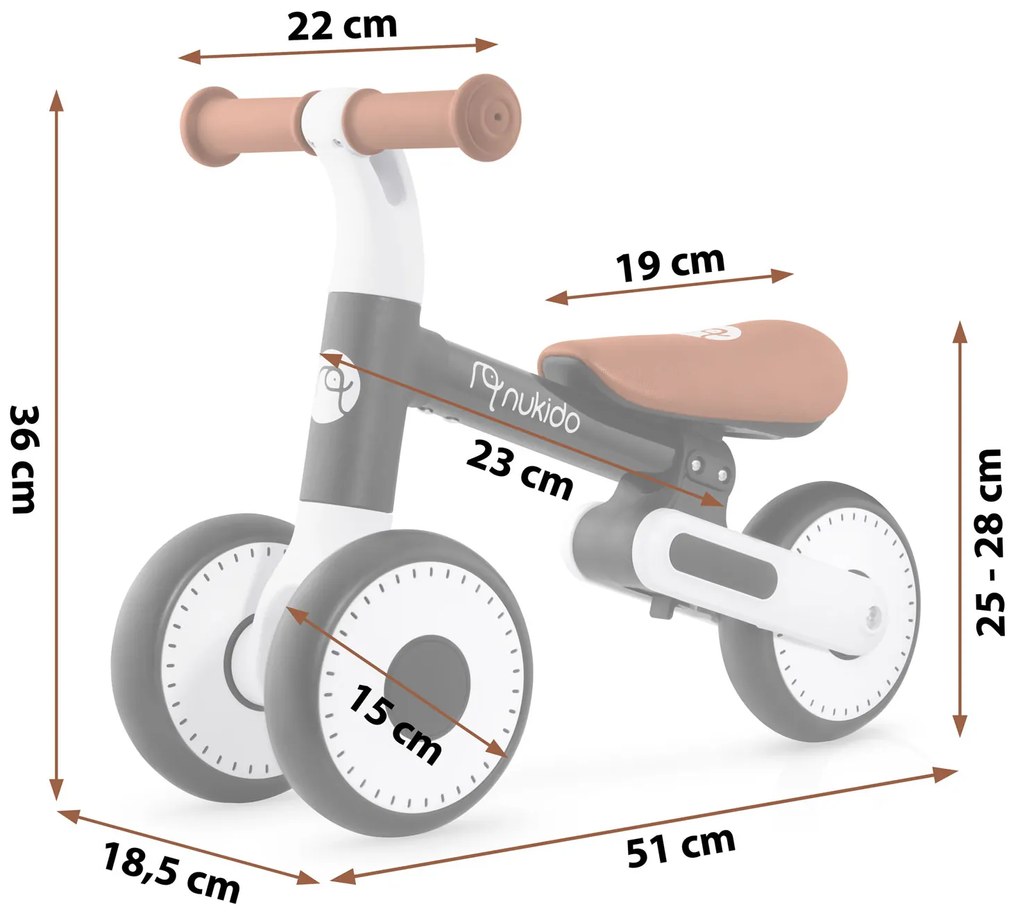 Dětské odrážedlo Nukido NK-603