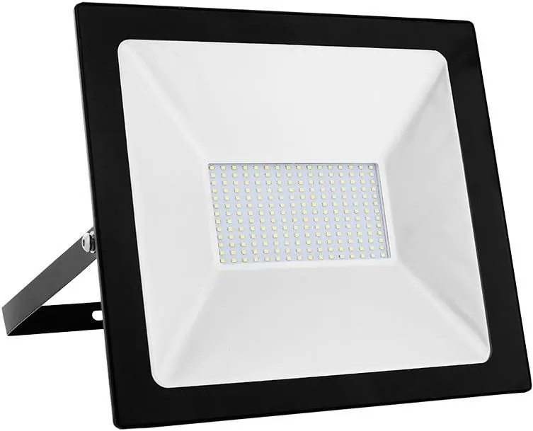 Led reflektor aca lighting led venkovní reflektor q 150w/230v/3000k/12000lm/110°/ip66, černý