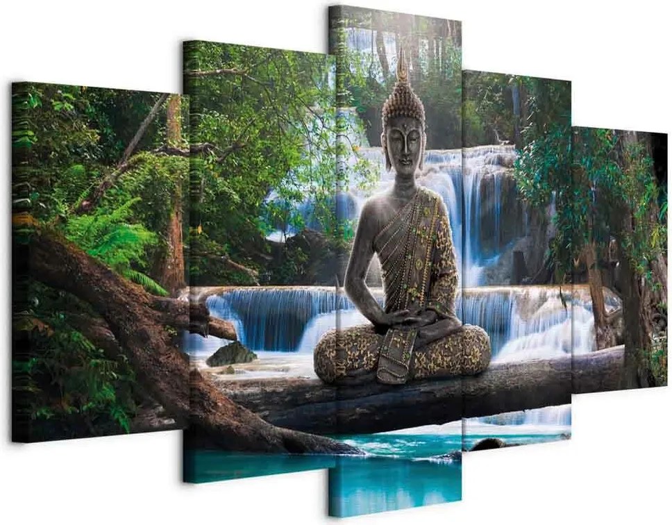 XXXLutz MALBA NA PLÁTNĚ, krajina a příroda, buddha, 200/100/1,2 cm artgeist - Online Only dekorace - 004875005101