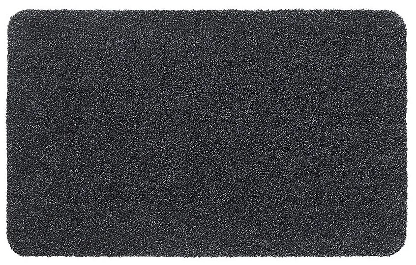 Antracitová vnitřní vstupní čistící pratelná rohož Aqua Luxe - 50 x 80 cm