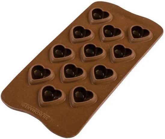 Silikomart Silikonová forma na 3D čokoládu My Love