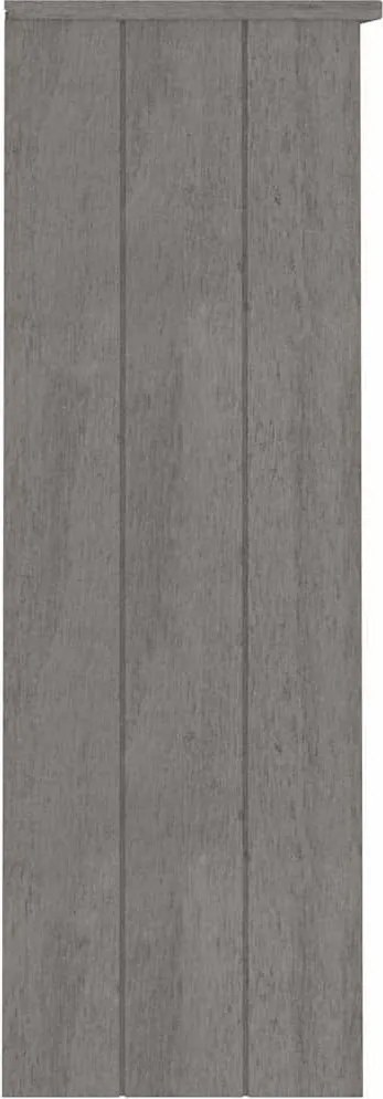 Nástavec na komodu HAMAR světle šedý 85 x 35 x 100 cm borovice 340511