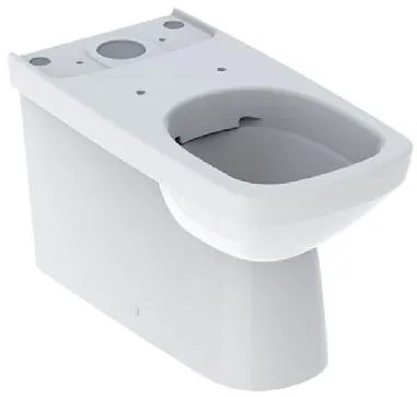 Geberit Selnova Square - WC kombi mísa, spodní/zadní odpad, Rimfree, bílá 500.489.01.7