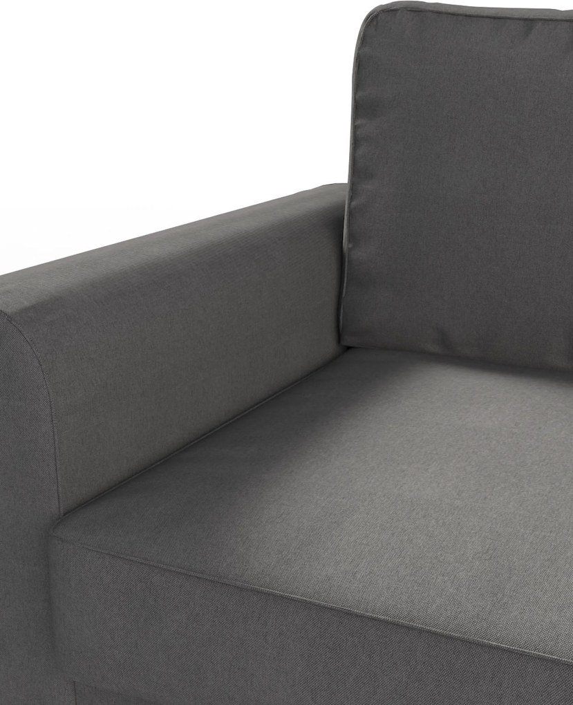 Potah na pohovku IKEA Backabro,  3-místná, rozkládací barva šedá látka pletený vzor