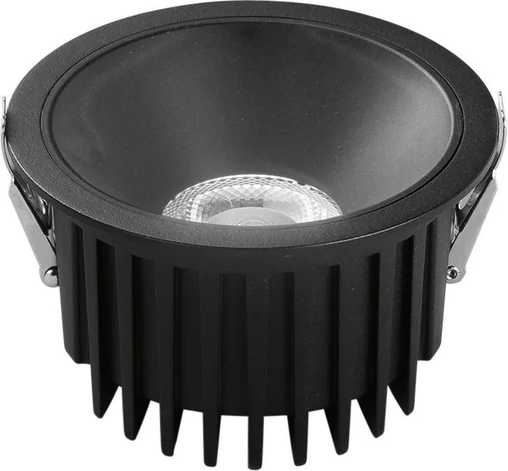 FAN INC-QUANTUM-R18-NER Zápustné venkovní svítidlo LED Quantum, hliník, černé, 18 W, 2000 lm, CCT, 13,5 x 13,5 x 8,5 cm, IP44 - FANEUROPE
