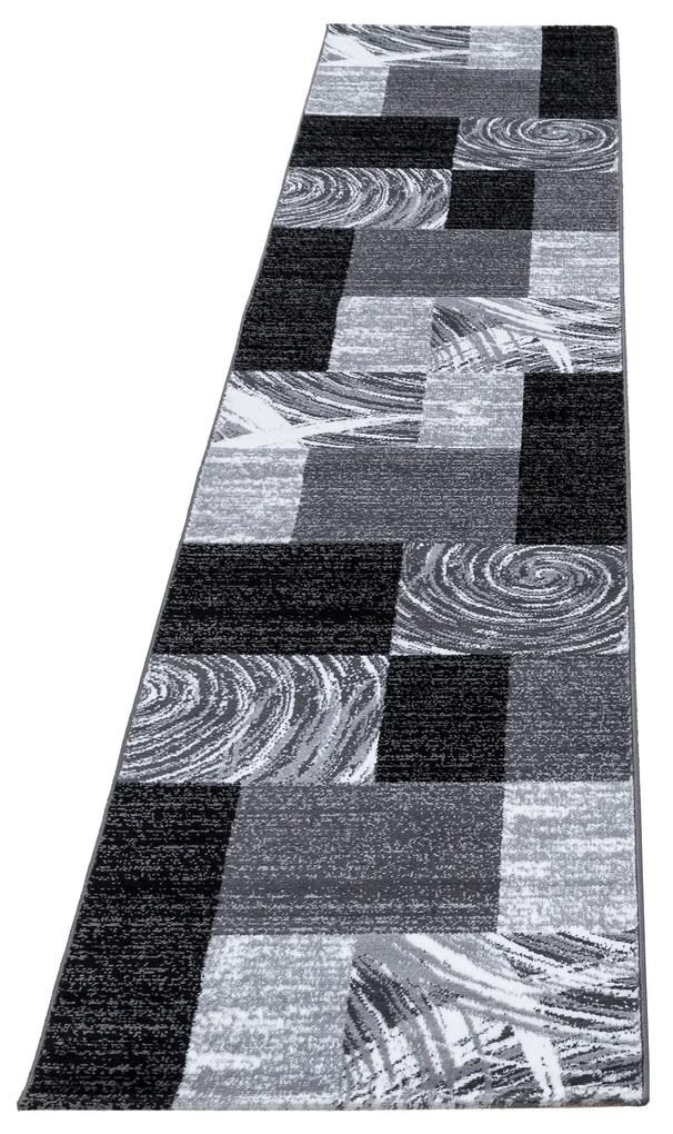 Ayyildiz Kusový koberec PARMA 9220, Černá Rozměr koberce: 140 x 200 cm