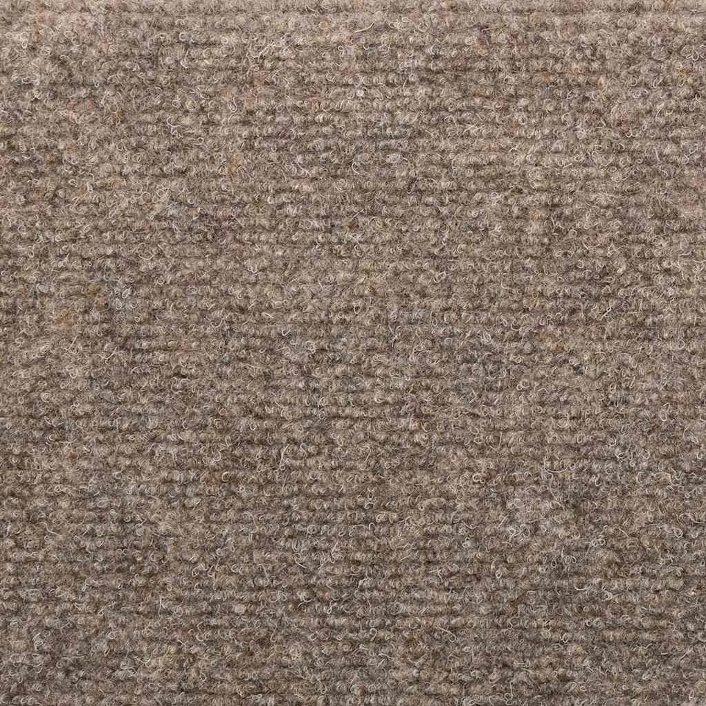Schodové rohože samolepicí 5 ks 65 x 21 x 4 cm béžové, půlkulaté, velké 149716