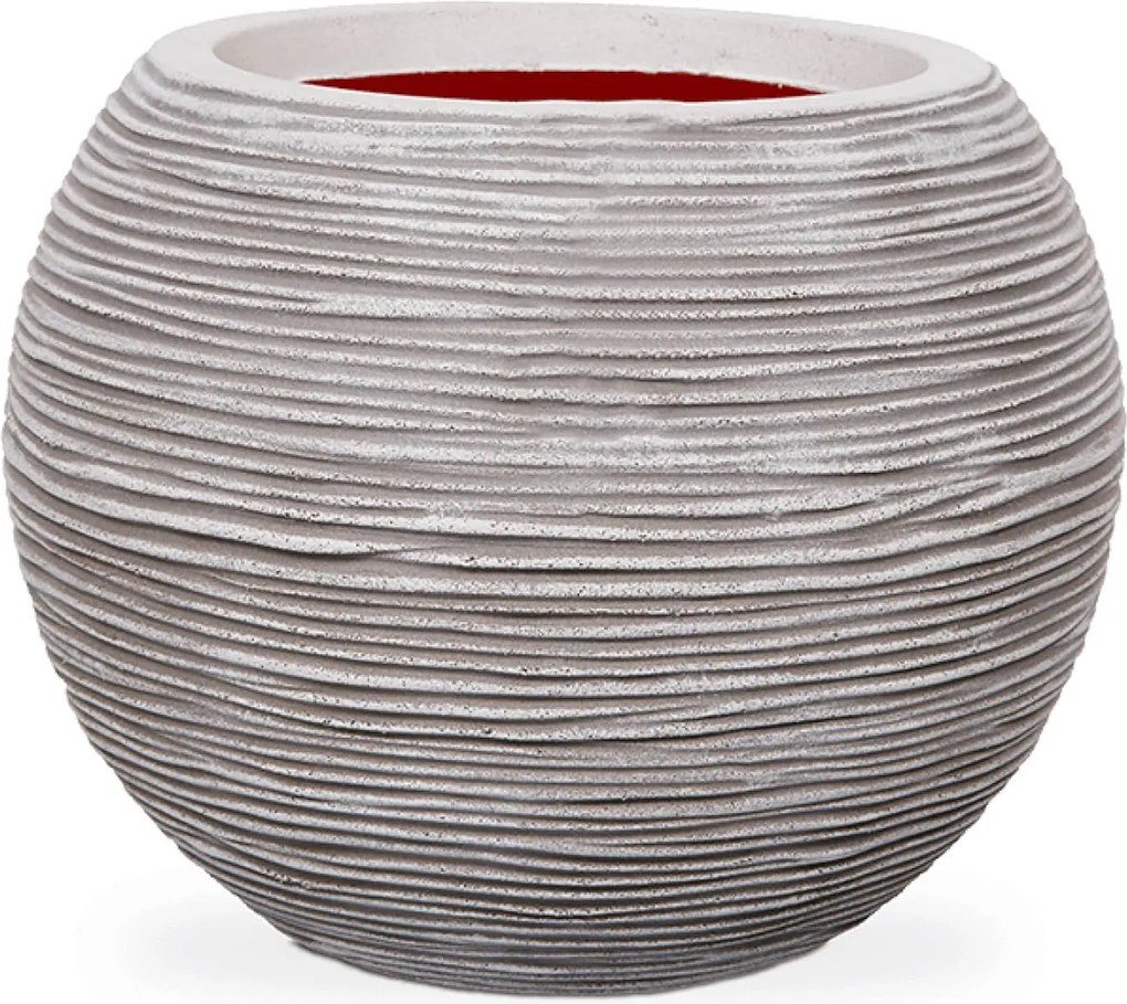 Capi Nature Rib NL Vase Ball Ivory Ø 62 cm / V 48 cm