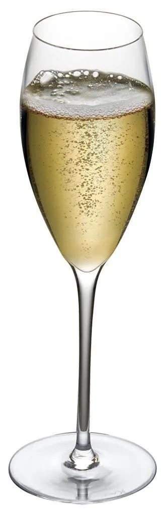 Nude designové sklenice na šampaňské Vinifera