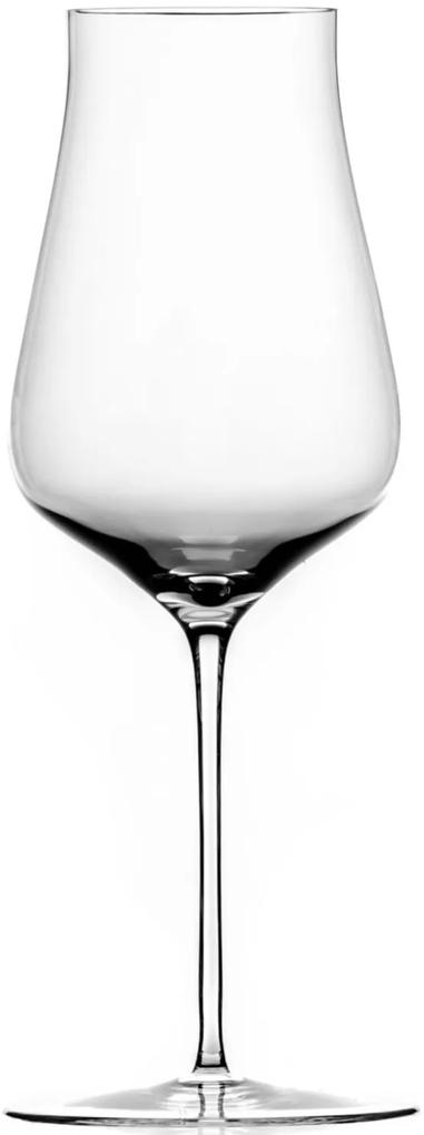 Květná 1794 ručně foukané skleničky na bílé víno Calypso 410 ml 2KS
