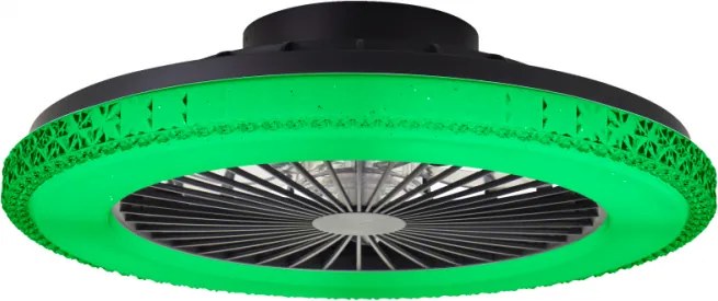 Brilliant G60040/06 Stmívatelné LED svítidlo BADRIA & reverzní VENTILÁTOR + funkce LED