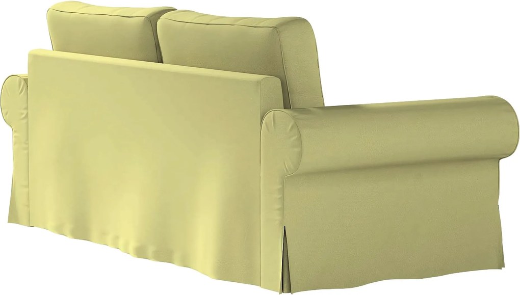 Potah na pohovku IKEA Backabro,  3-místná, rozkládací barva zelená látka lesklé, sametová