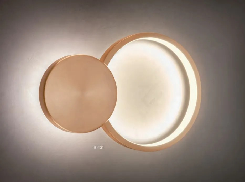 Stropní nástěnné led designové svítilo Redo Cronos Barva: Černá, Chromatičnost: S - 38,5cm