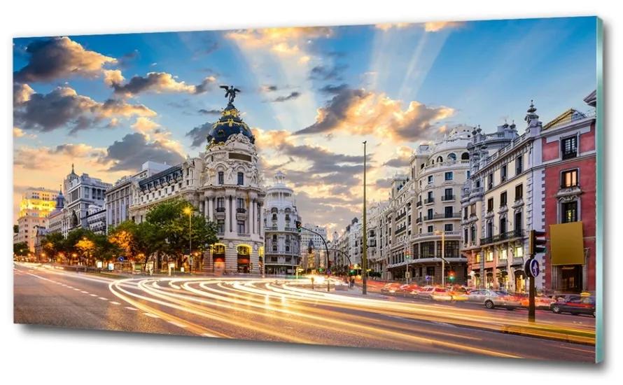 Wallmuralia Foto-obrah sklo tvrzené Madrit Španělsko 100x50