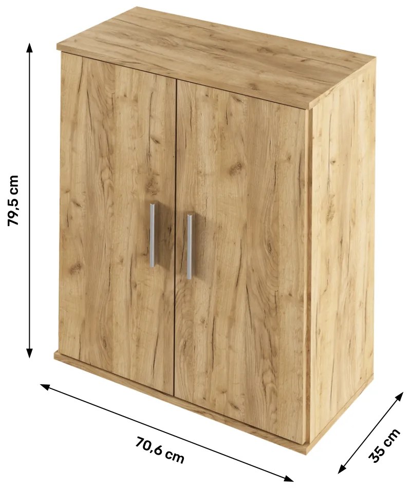 Kondela Komoda, dub artisan, RESITA TYP 1