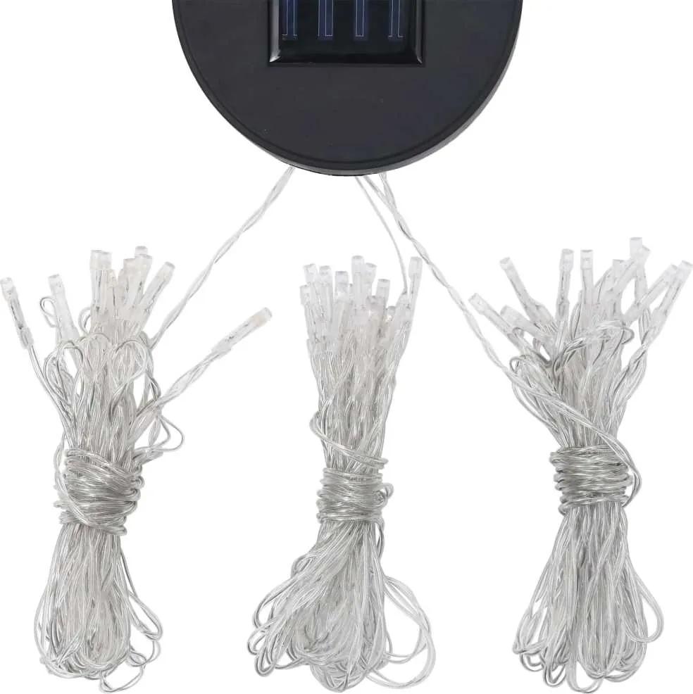 vidaXL Altán s moskytiérou a světelnými LED řetězy 4x3x2,73 m [3070315] Barva: krémová