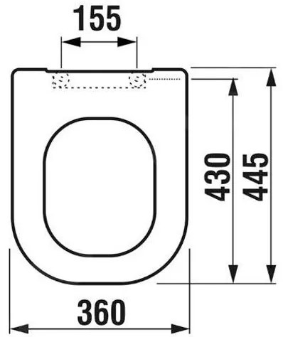 Jika Deep WC sedátko duroplast H8936103000631