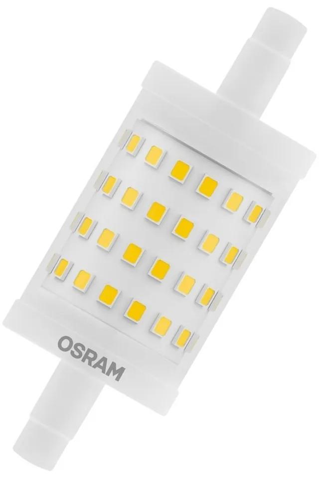 Stmívatelná LED speciální žárovka R7s 9.5 W LINE, teplá bílá