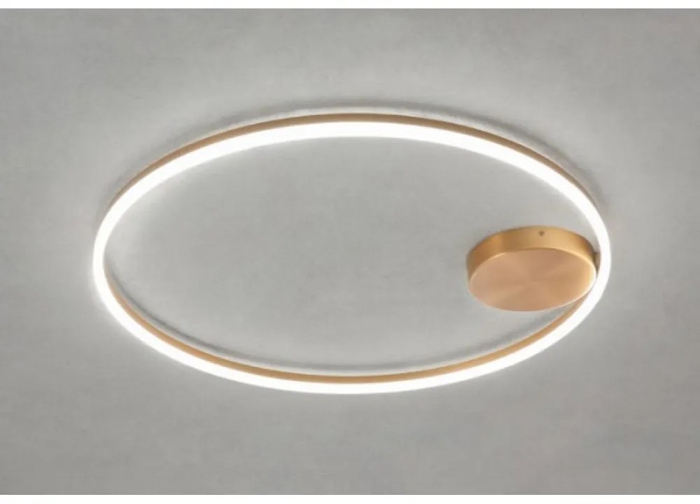 Redo Nástěnné/stropní LED svítidlo ORBIT ø 60 cm, 3000K Barva: Černá, Stmívání, řízení: DALI