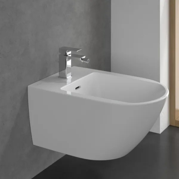 Villeroy & Boch TVB11200100061 - Bidetová baterie + výpusť SUBWAY lesklý chrom