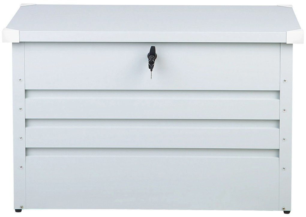 Úložný box, světle šedá, 100 x 62 cm, 300L CEBROSA Beliani
