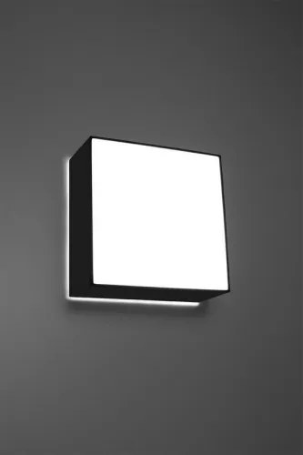 Přisazené svítidlo SOLLUX Horus 25cm E27 1x60W bez zdroje SL.0142 černá