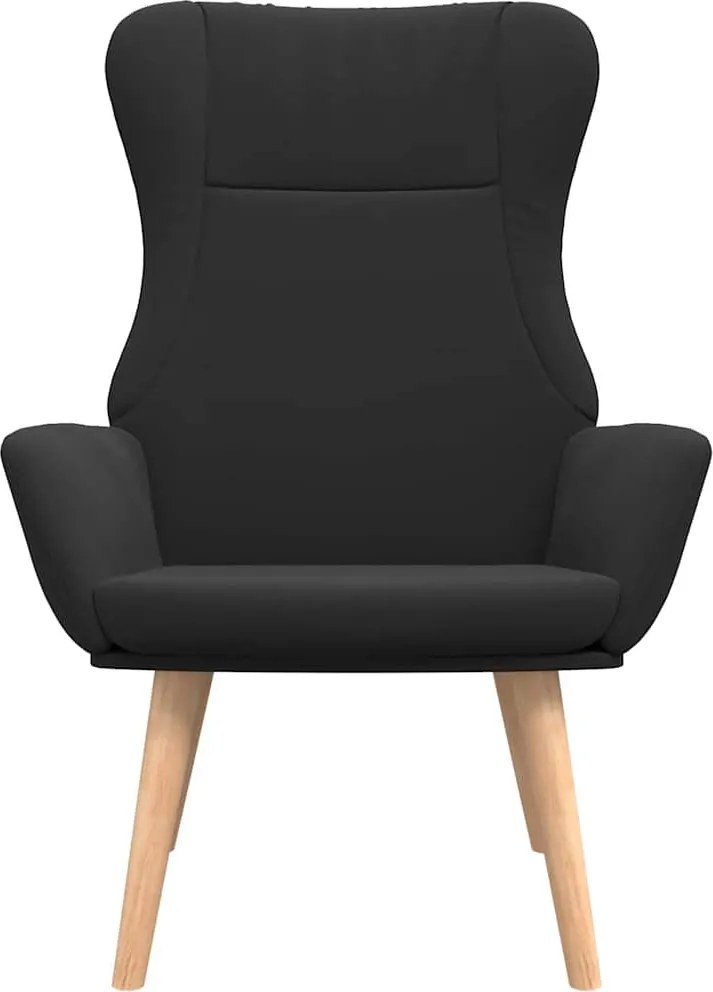 Relaxační židle černá textil 341400