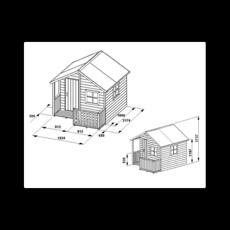 Dětský dřevěný domeček Chalupa