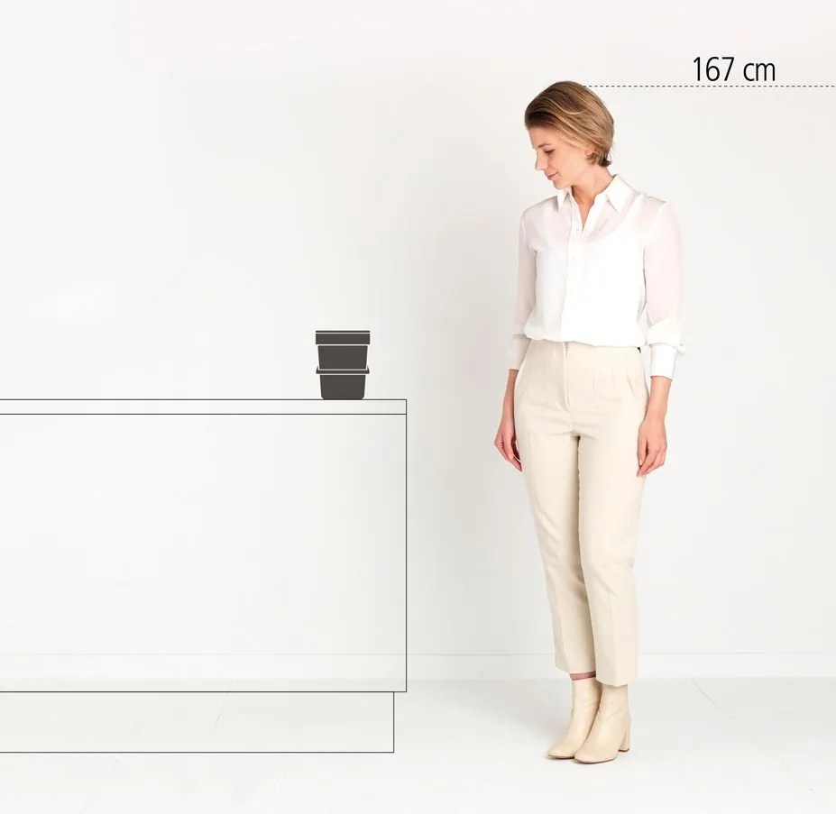 Koš 'Sort & Go' Brabantia - 3 l, zelený 129865